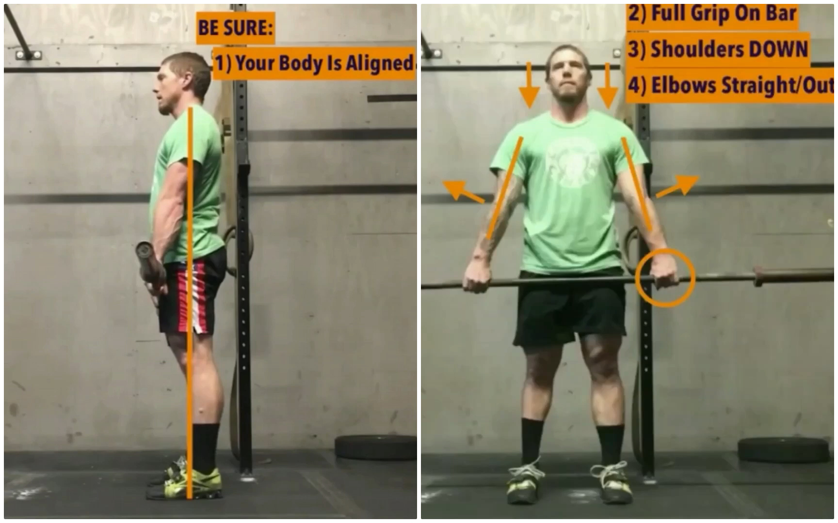 Front Rack Position: Establishing Grip Width – Vaughn Weightlifting